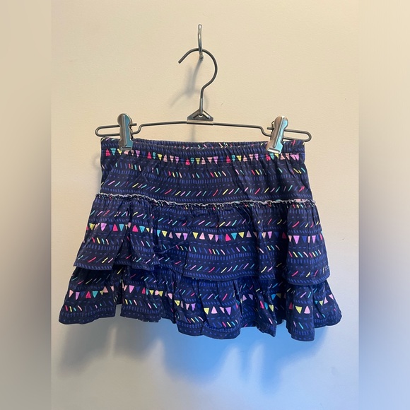 Circo | Bottoms | Circo Girls Youth Navy Blue Skirt With Confetti Pattern And Ruffles | Poshmark